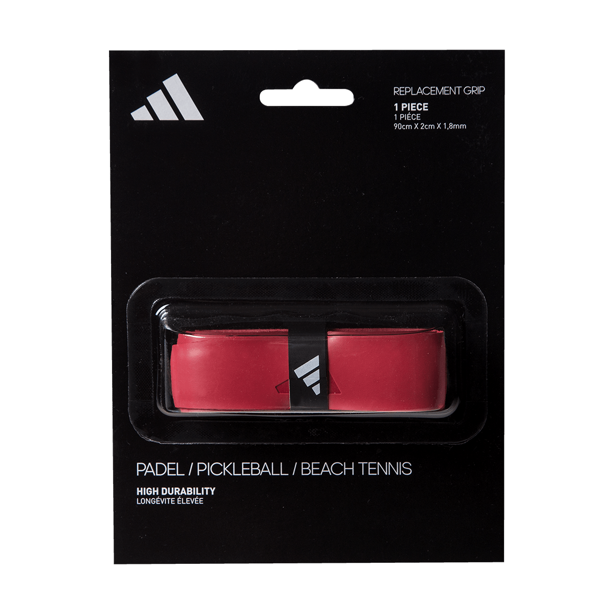 adidas Replacement Grip for Padel & Pickleball - Black/Red/White