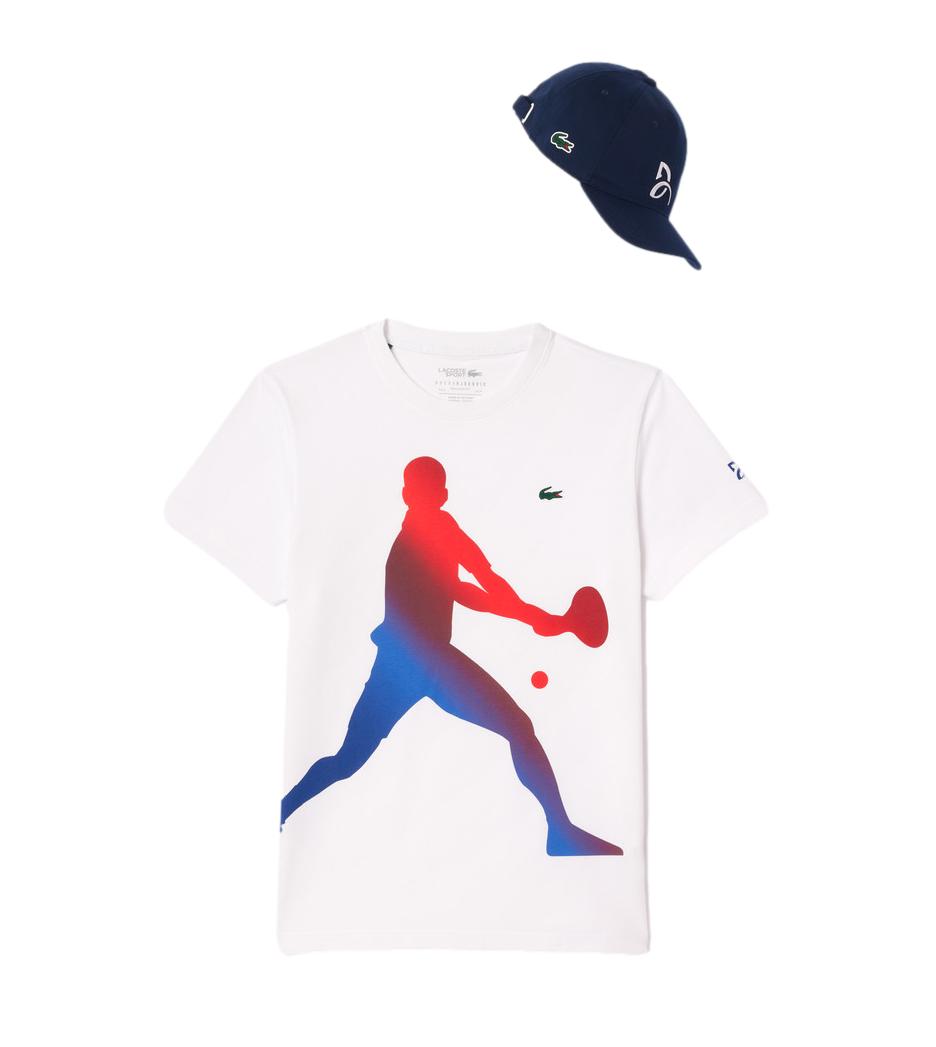 Lacoste Novak Djokovic T-Shirt & Cap | Ultra-Dry Performance