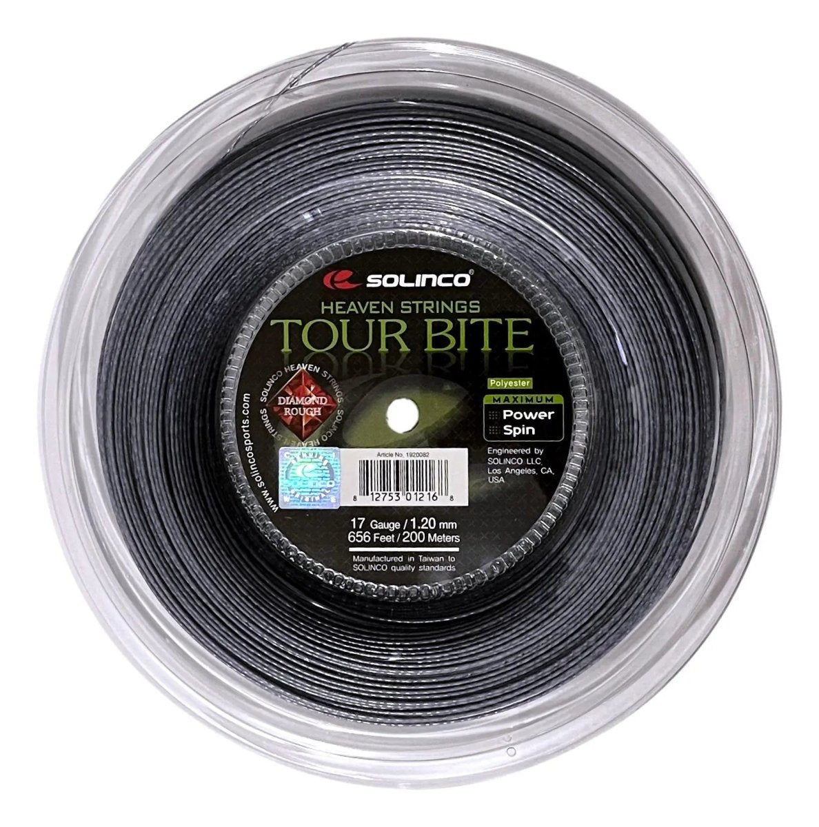 Solinco Tour Bite Diamond ROUGH 17 String reel